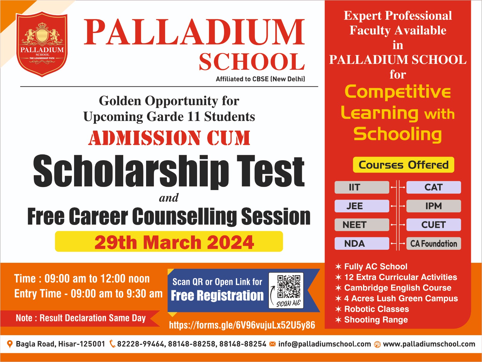 Welcome to Palladium School Hisar